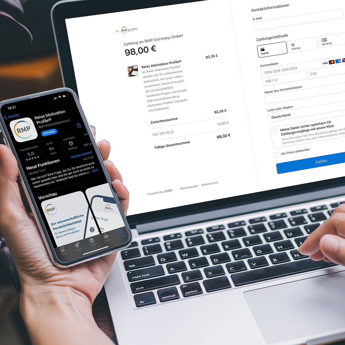 Finde mit dem Reiss Motivation Profile® heraus wer Du bist